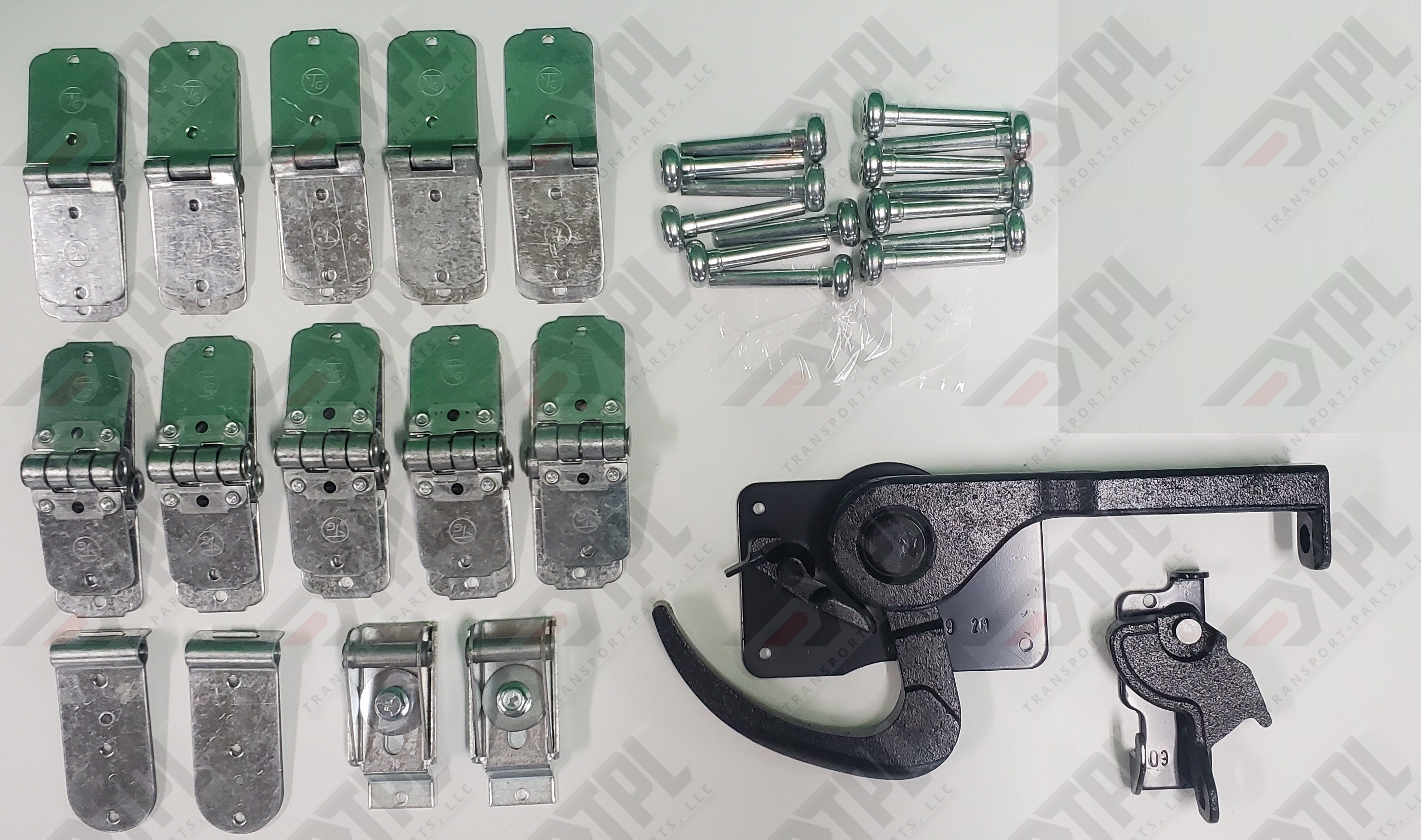 40 PIECE TODCO Roll Up Door Kit -1" HIGH CYCLE Rollers- LOCK & KEEPER ...