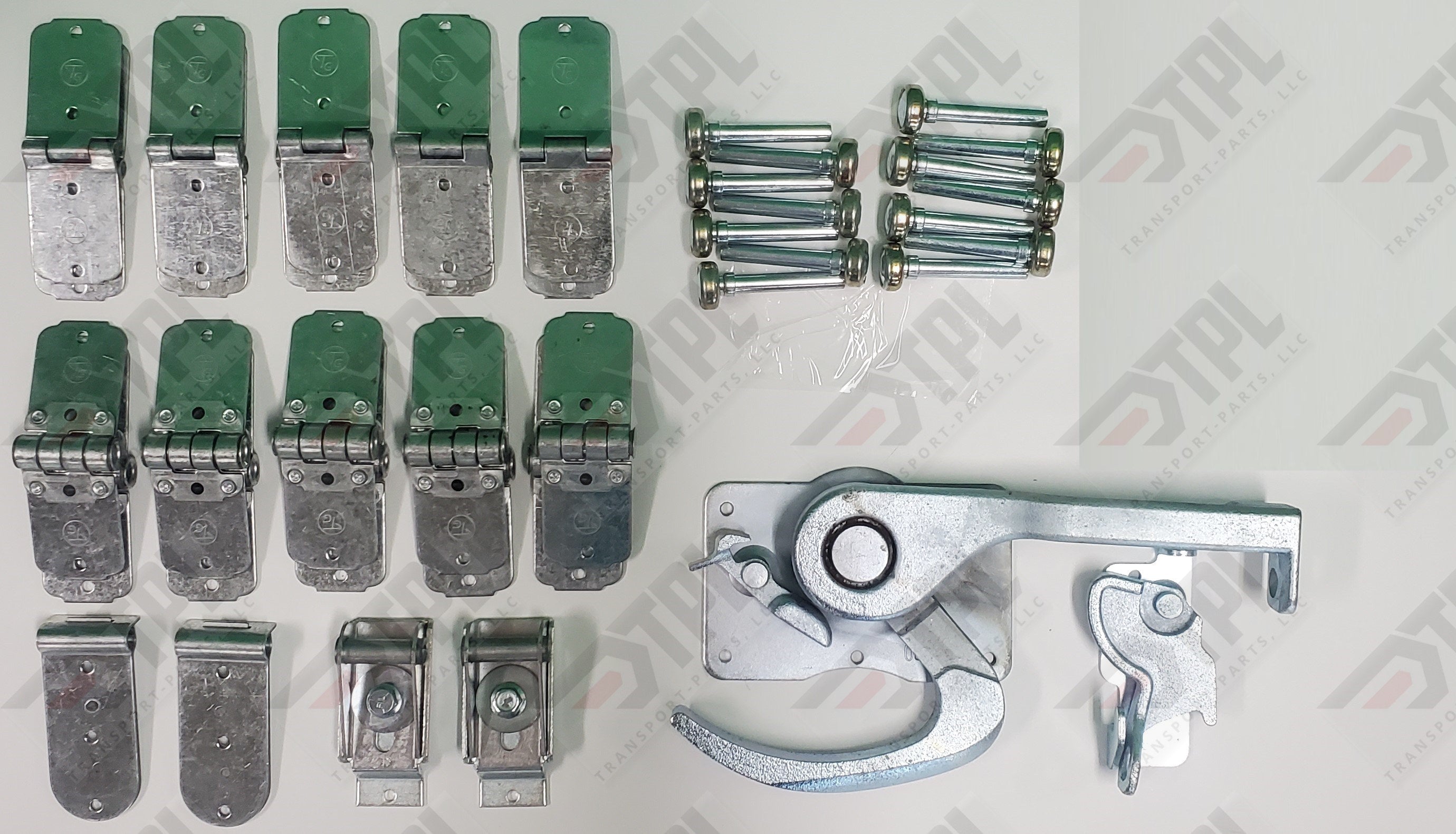 40 PIECE TODCO Roll Up Door Repair Kit-1" Rollers- SILVER - Lock& Keep ...