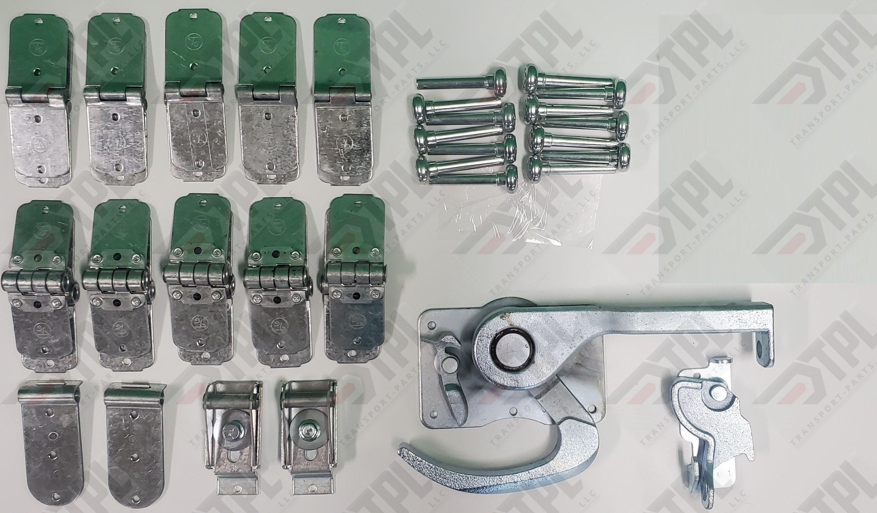 40 PIECE TODCO Roll Up Door Kit -1" HIGH CYCLE Rollers- SILVER LOCK ...