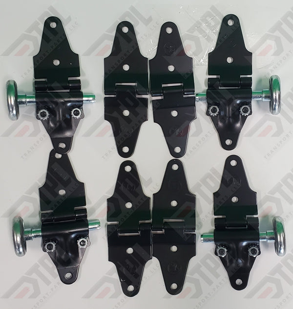 12 Piece Whiting Style Hinge/2"STEEL Roller Kit-Roll up Door-1 Panel R ...